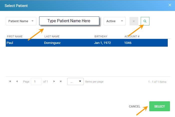 Adding a pre-payment to ledger in DentalWriter Plus